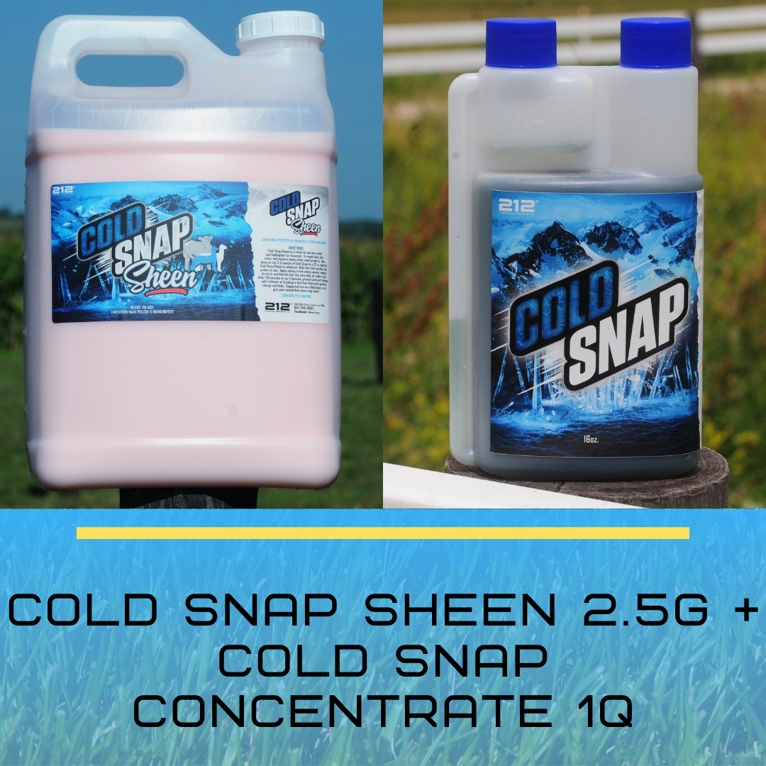 *Show Barn Bundle* 2.5 Gallons Cold Snap Sheen + 1 Quart Cold Snap Con ...