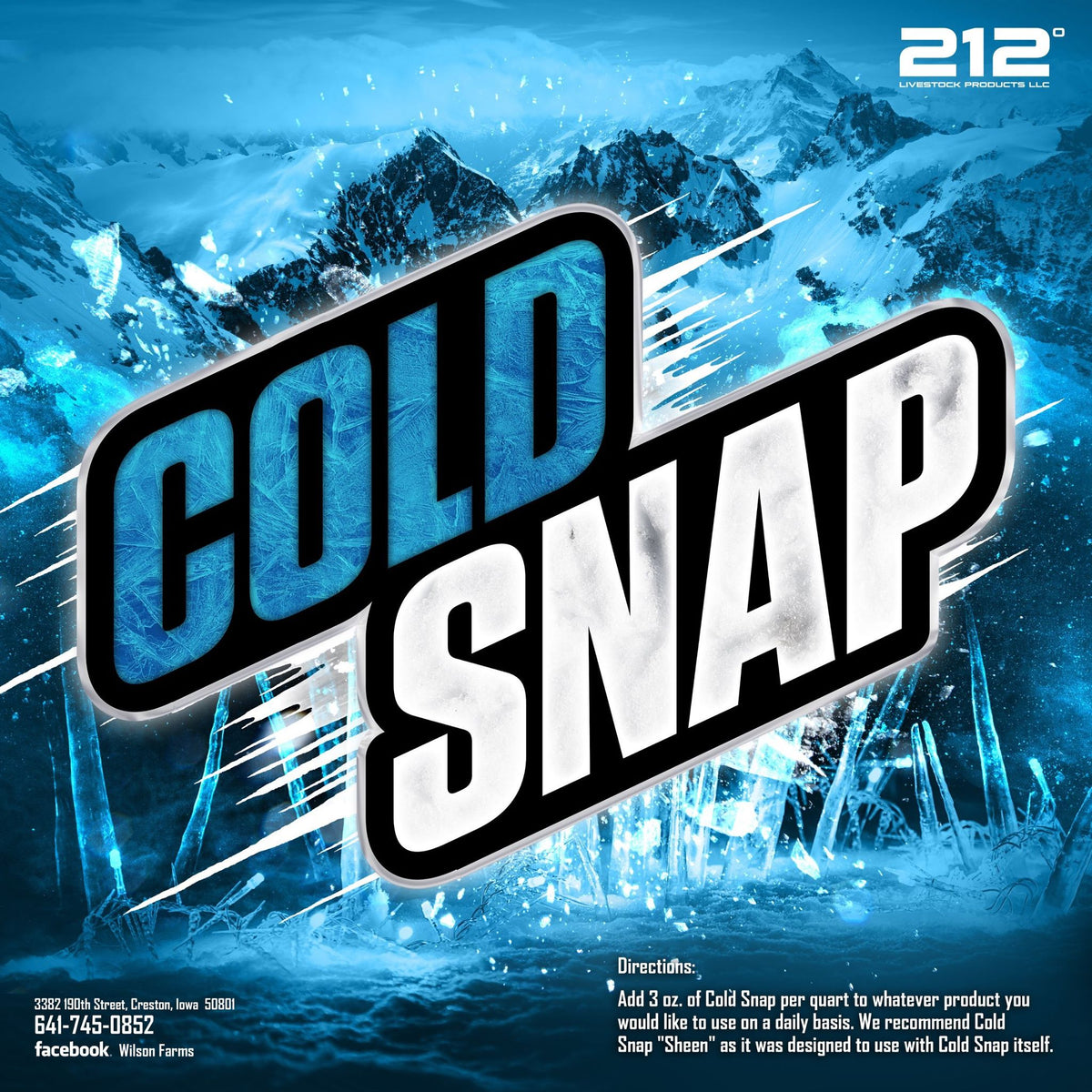 Cold Snap Concentrate - 1 Quart – 212° Livestock Products